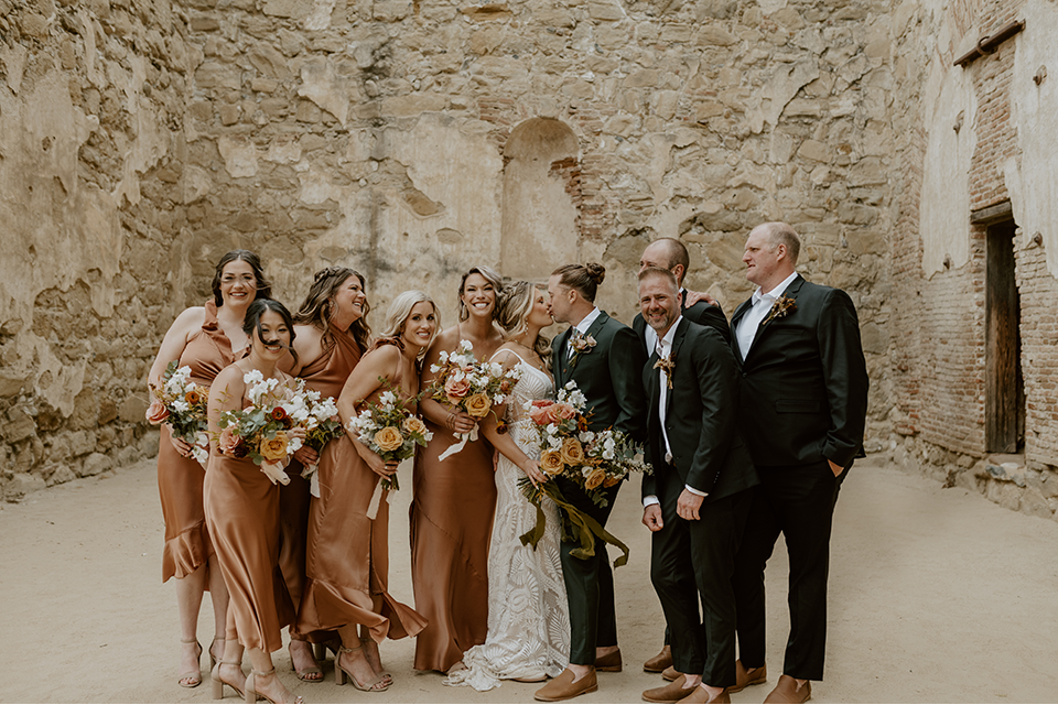 A Rustic Terracotta & Forest Green Wedding