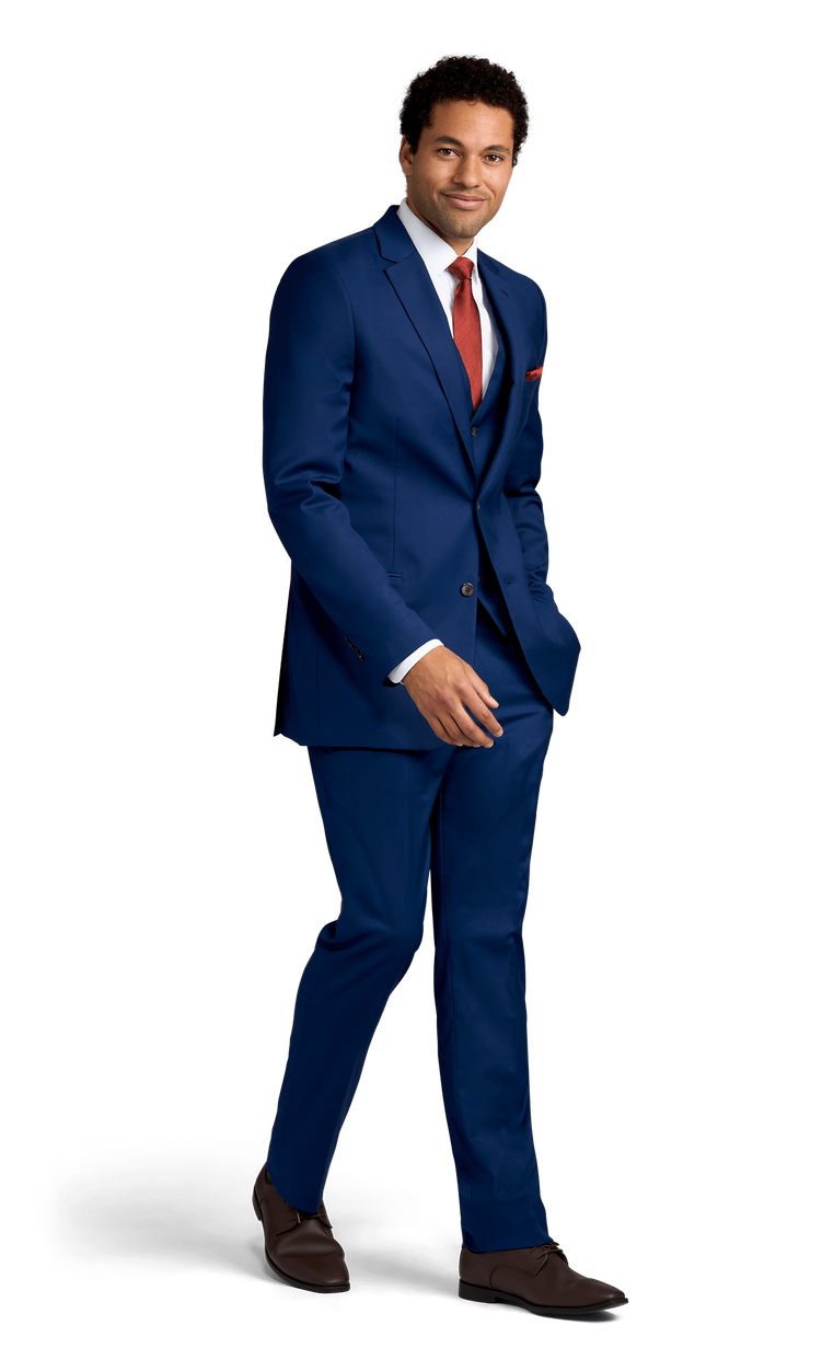 Cobalt Blue Stretch Suit Separates | Friar Tux