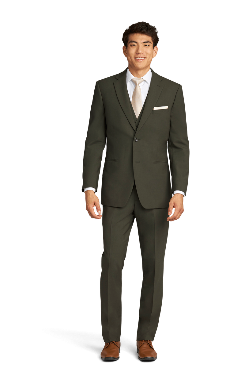 Olive Green Suit | Friar Tux