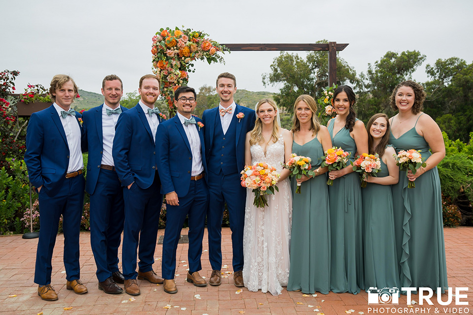 Rustic + Bold Blue Wedding in San Diego