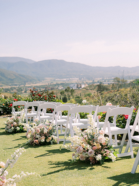 A Grand Garden Wedding with Amazing Views
